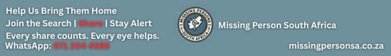Missing Persons In South Africa – Latest Active Cases (2026)
